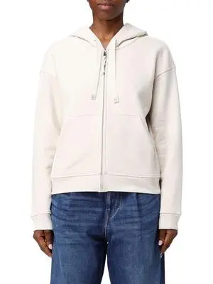Max Mara Zip Up Sweatshirt - Cream