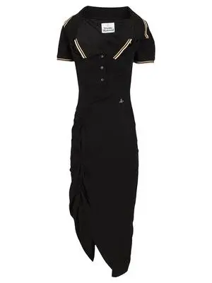 VIVIENNE WESTWOOD Monday Pulling Midi Dress - Black