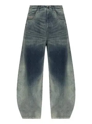DIESEL® Denim Wide-leg Jeans - Blue