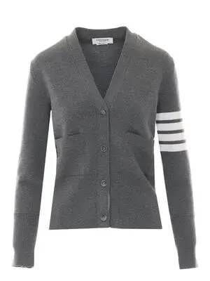 Thom Browne Milano Classic Cardigan - Gray