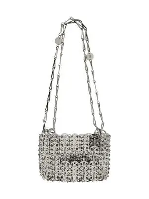 Rabanne Metallic 1969 Nano Bag - Silver