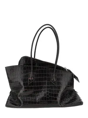 Attico ATTICO Leather Medium "La Passeggiata" Bag Brown