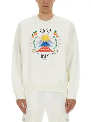 Casablanca CASABLANCA Home Way Mountain Embroidery Sweatshirt Multicolor