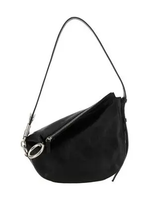 Burberry Leather Knight Small Shoulder Bag - Black