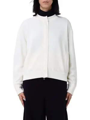 Max Mara MAX MARA Pearl Zip Up Cardigan Cream