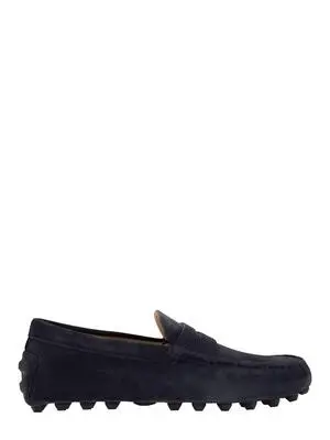 TOD'S Suede Moccasin - Blue