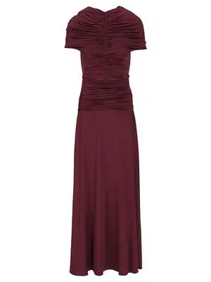 SELF-PORTRAIT Ruffled Midi Dress - Multicolor