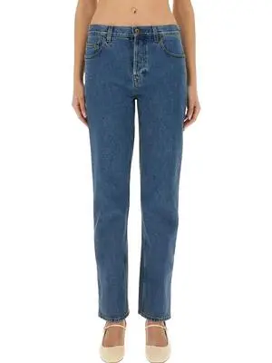 Burberry Straight Fit Jeans - Blue