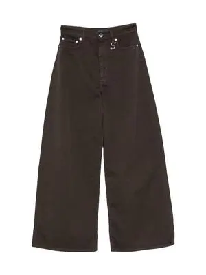 Sportmax Denim Wide-leg Jeans - Brown