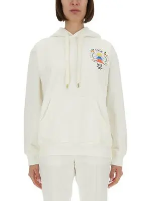 Casablanca CASABLANCA Casaway Mountain Sweatshirt Cream