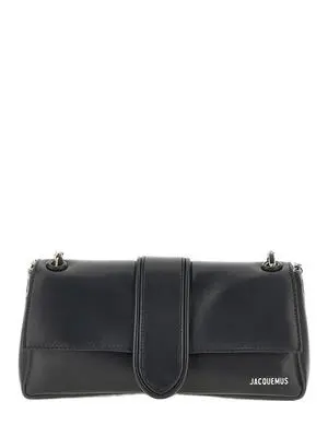 Jacquemus Bambino Chaîne' Nappa Leather Bag - Black
