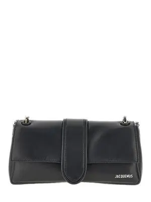 Jacquemus Bambino Chaîne Nappa Leather Bag - Black