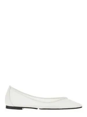 Jacquemus Mesh Ballerinas - White