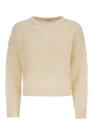 Max Mara MAX MARA Essen Cashmere And Silk Knitwear Cream
