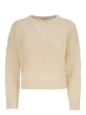 Max Mara Essen Cashmere And Silk Knitwear Cream