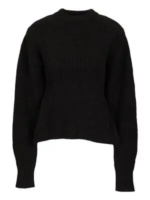 ROTATE BY BIRGER CHRISTENSEN Alpaca Blend Sweater - Black