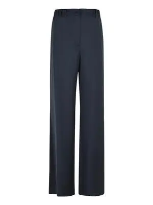 Max Mara MAX MARA Virgin Wool Editto Trousers Blue
