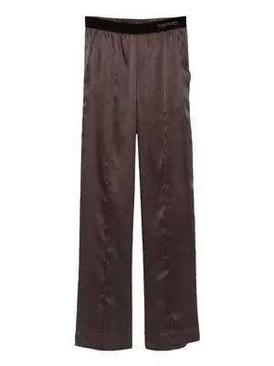 TOM FORD Tom Ford Brown Trousers - Straight Trousers Women Brown