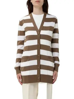 Max Mara Striped Cardigan - Brown