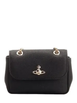 VIVIENNE WESTWOOD Purse Chain Shoulder Bag - Black