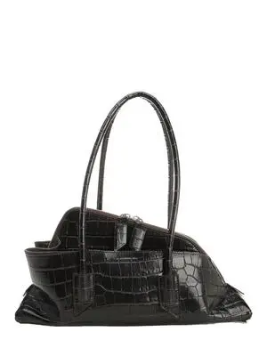 Attico La Passeggiata Small Top Handle Bag - Brown