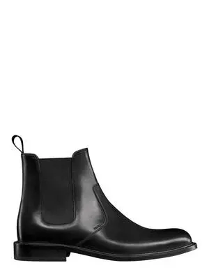 Dior Leather Chelsea Boots - Black