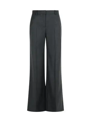 Stella McCartney Wool Flare Pants - Gray