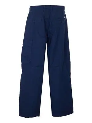C.P. COMPANY Micro-reps Pants With Lens Logo - Blue