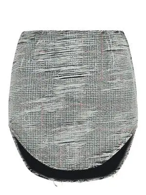 DIESEL® Ada' Grey Cotton Miniskirt - Gray