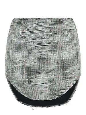 DIESEL® Cotton Miniskirt - Gray