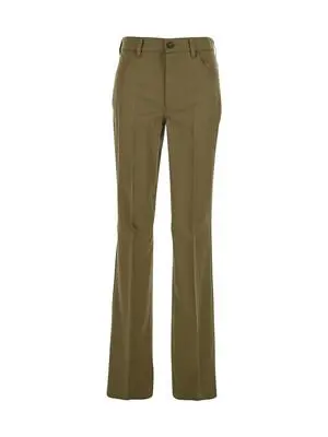 Attico THE ATTICO Fabric Regular Fit Trousers Multicolor