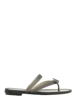FERRAGAMO Vara Flip-flops With Jelly Bow - Black