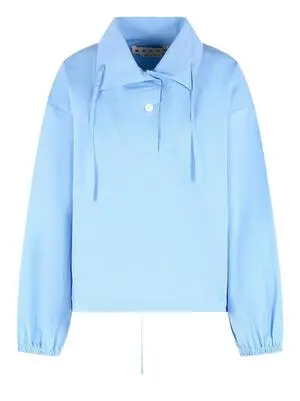 Marni MARNI Light Cotton Shirt Blue