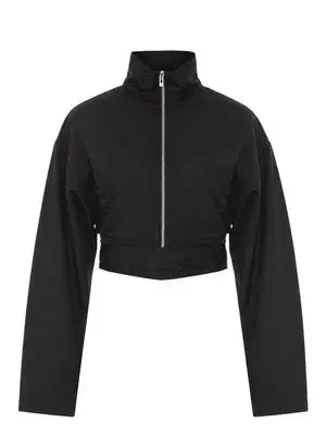 Alaïa Belted Bomber Jacket - Black