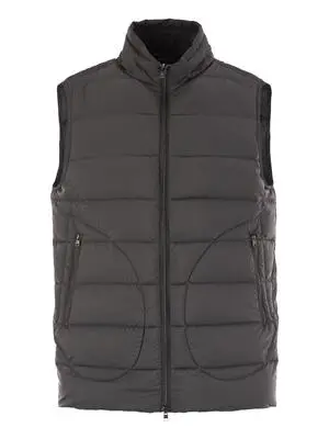 Herno Recycled Nylon Waistcoat - Gray