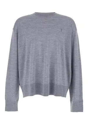 AMI Paris AMI PARIS Wool Crew Neck Pullover Multicolor