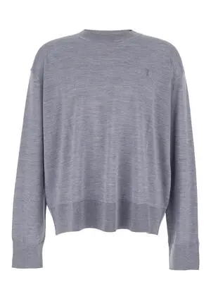 AMI Paris Wool Crew Neck Pullover - Multicolor