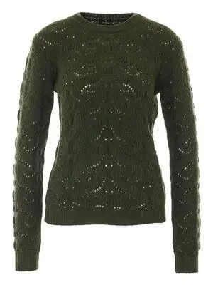 Etro Paisley Detailing Sweater - Green