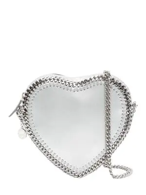 Stella McCartney Falabella Heart Shoulder Bag - Silver