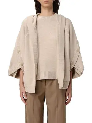 Max Mara Cardigan In Maglia - Cream