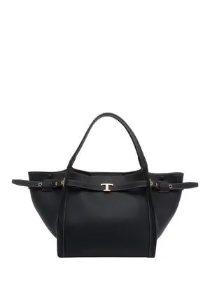TOD'S T-signature Shopping Bag - Black
