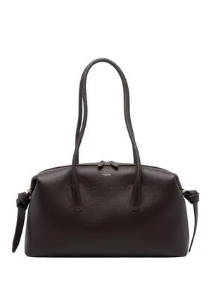 Yuzefi Calf Leather Duffle Bag - Black