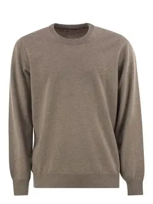 Brunello Cucinelli BRUNELLO CUCINELLI Pure Cashmere Crew-Neck Sweater Multicolor