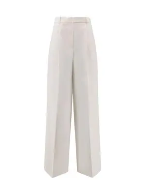 Dior Virgin Wool Trousers - Cream