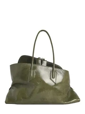 Attico THE ATTICO La Passeggiata Leather Bag Green