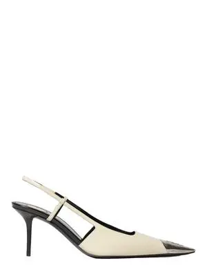 Saint Laurent High Heel Shoes - Cream