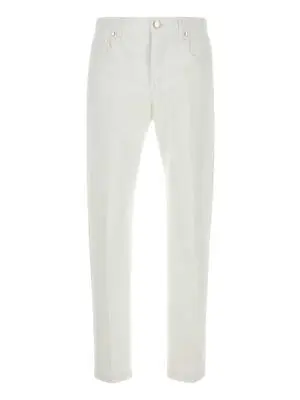 Fendi Cotton Denim Jeans - White