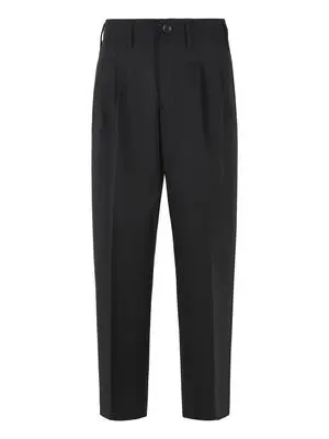 AMI Paris Zuit' Virgin Wool Pants - Black