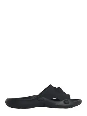 Versace Rubber Medusa Biggie Slippers - Black