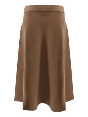 Max Mara Max Mara Women Lazio Viscose Blend Skirt Multicolor
